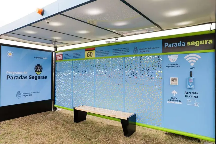 Cómo son las nuevas paradas de colectivos con dispositivos de seguridad ...